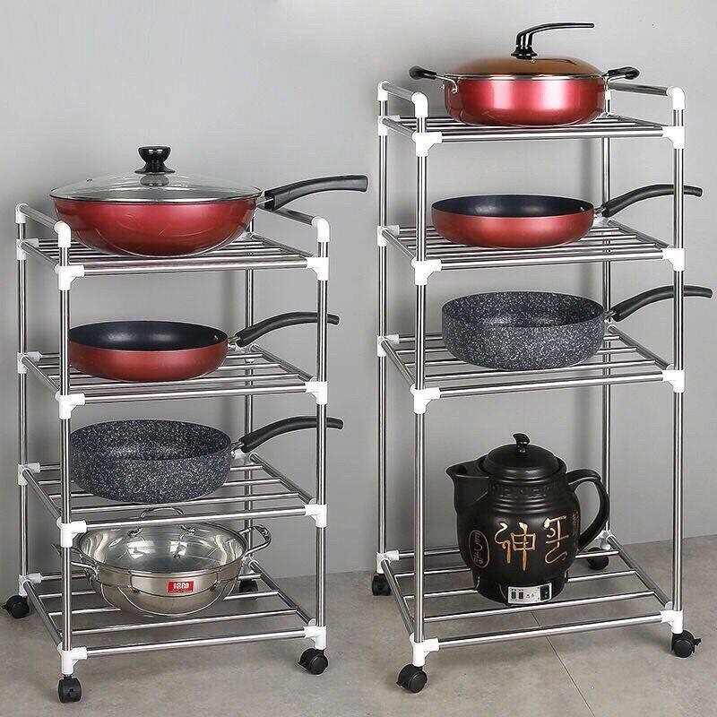 Convenient rack shelves with roller | Lazada