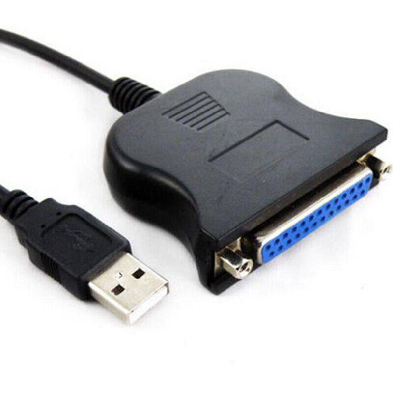 Usb 2.0 1.1 1.0 Male To 25 Pin Db25 Female Parallel Port Printer ...