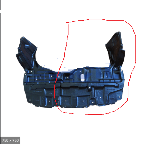 ONE SIDE Toyota Vios 2014 2015 2016 Engine Splash Guard / Engine Under ...