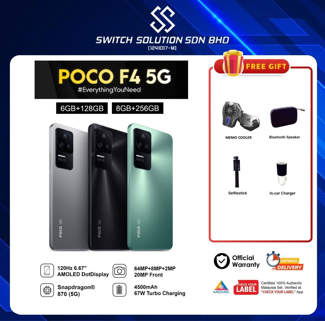 Poco F4 Price in Malaysia & Specs - RM1299 | TechNave