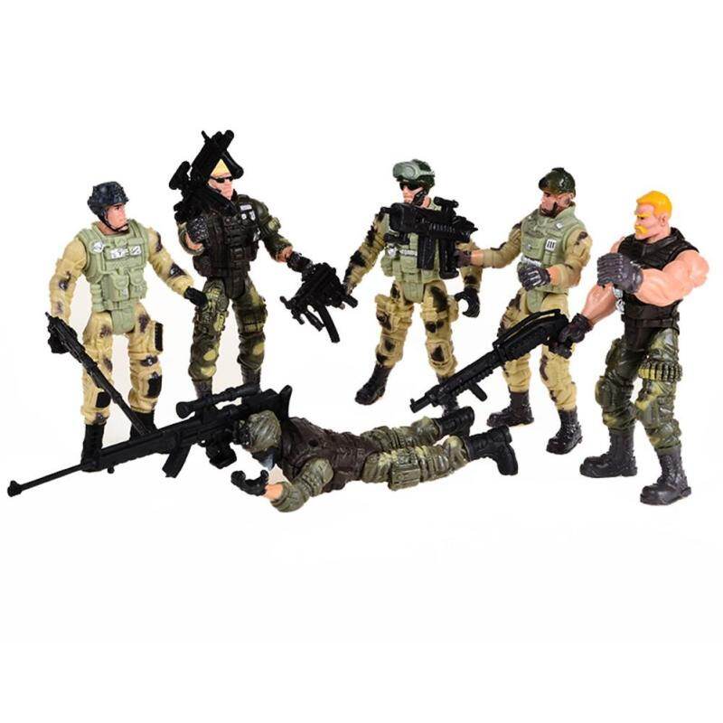 6 Styles 10cm High Plastic Toy Soldiers - OHAD - ThaiPick