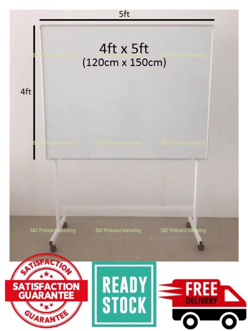 Whiteboard With Stand All Size 3x4 4x4 4x5 4x6 4x8 Single Sided ...