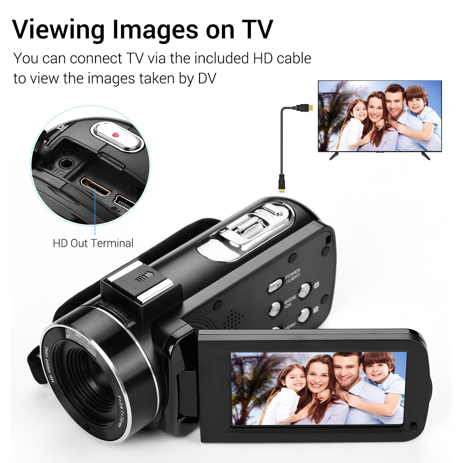 keykits- Andoer 4K Handheld DV Professional Digital Video Camera CMOS ...