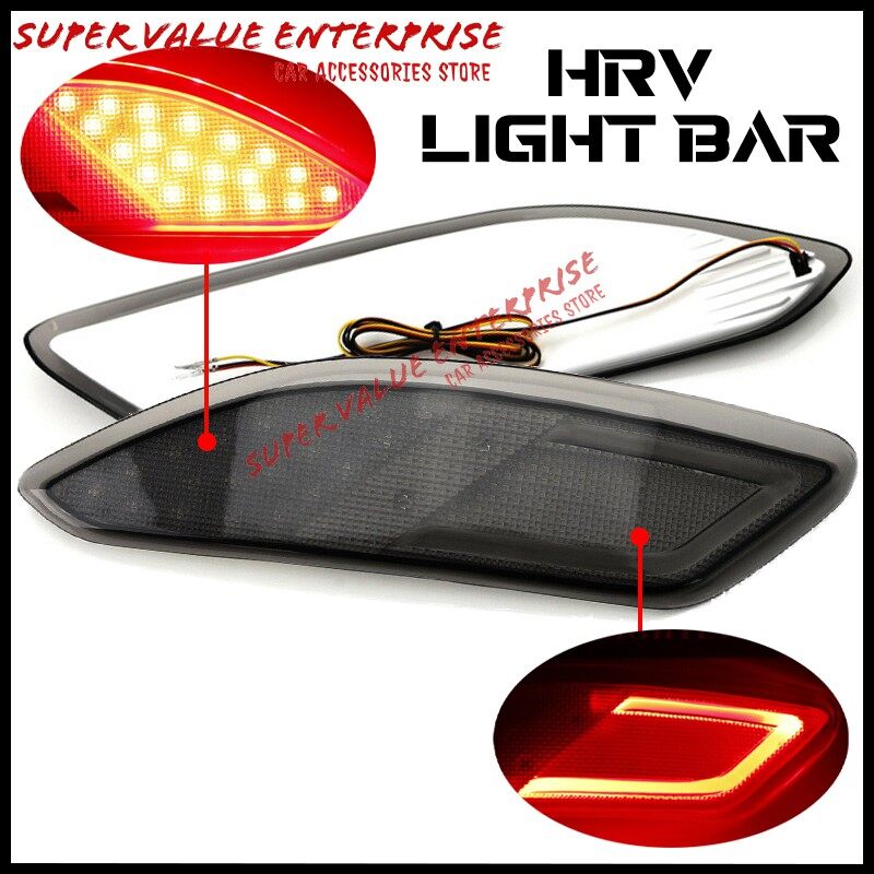 HONDA HRV REAR REFLECTOR LIGHT BAR REAR BUMPER REFLECTOR LED LIGHT BAR ...
