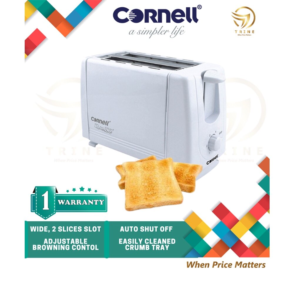 Cornell 2 Slice Pop-up Bread Toaster CT-21S CT21S (Pembakar Roti 烤面包机 ...