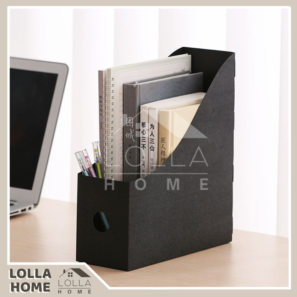 Magazine Box File Foldable File Stand Document File Storage Box Desktop ...