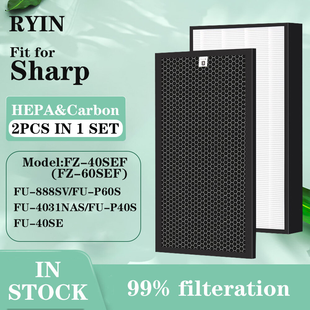 EP-A3000,EP-A5000 EP-A5100C Hepa กรองคาร์บอน EPA3000 EPA5000 EPA-5000 ...