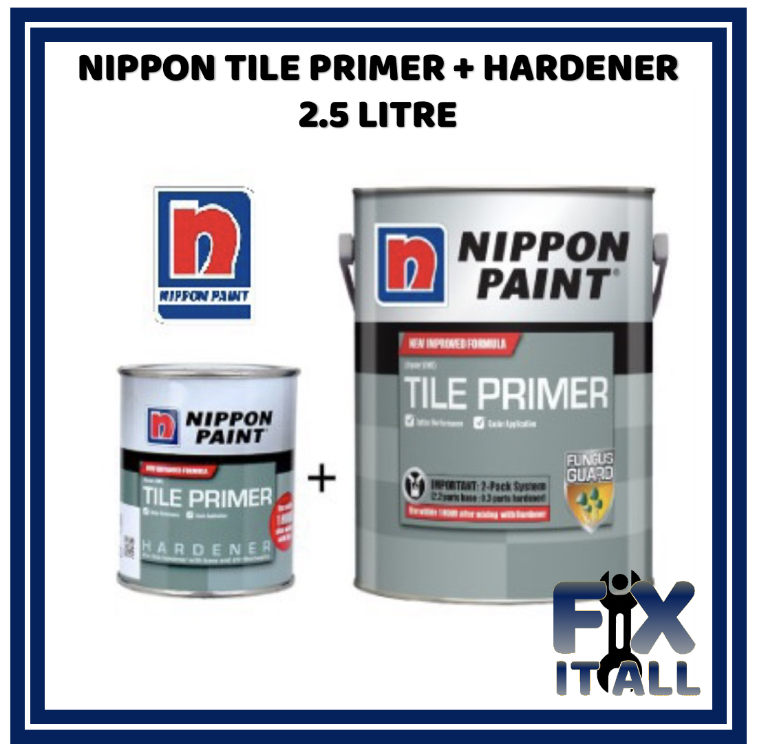NIPPON TILE PRIMER + HARDENER 2.5 LITRE | Lazada