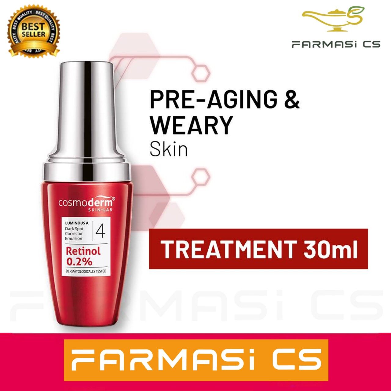 Cosmoderm Luminous A Dark Spot Corrector Emulsion 30ml EXP:06/2026 ...