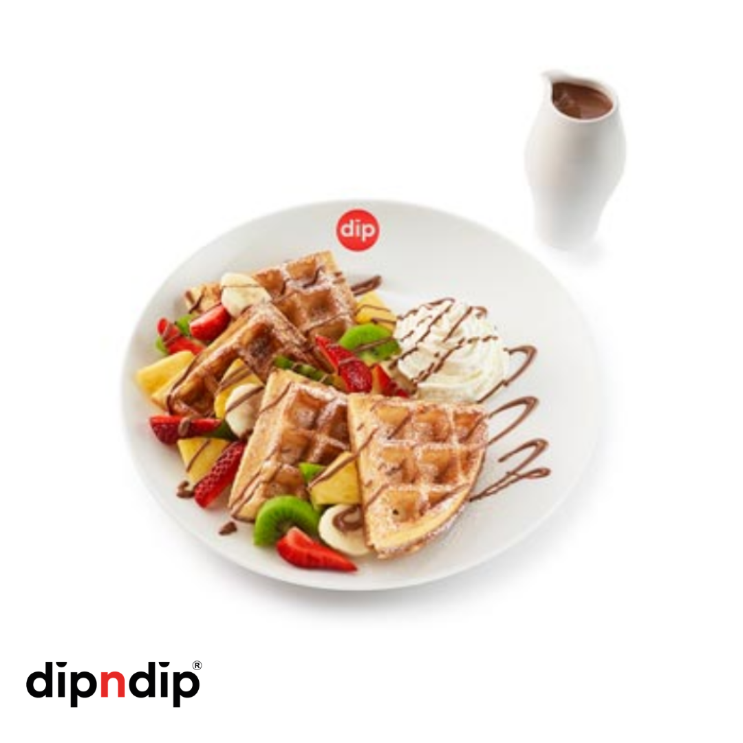 dipndip Waffle - Dessert / Dine-in / Voucher / Lazat F&B eCoupon | Lazada