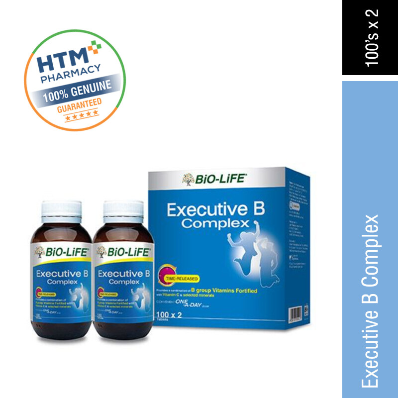 Bio-Life Executive B Complex 100'S x 2 | Lazada