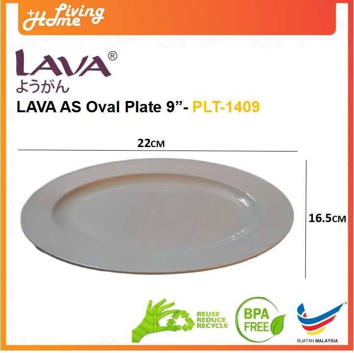 AS Oval Plate 9",12",13" /Pinggan Plastik/Pinggan Masak/ Pinggan Nasi ...