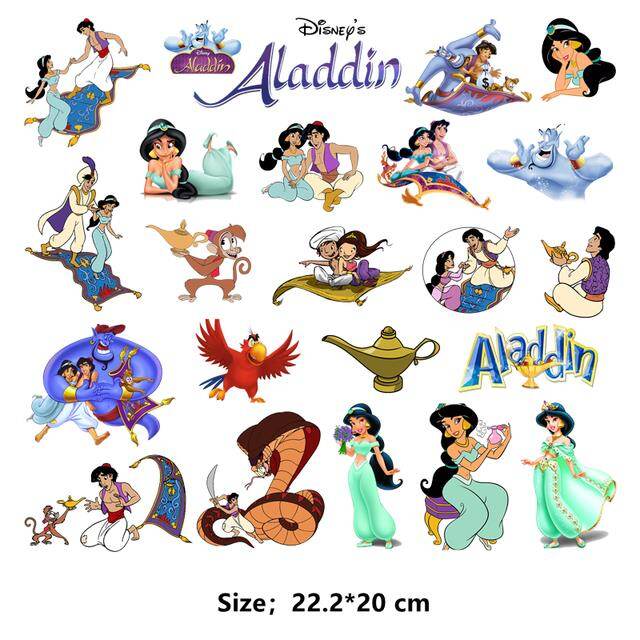 {Matchmaker} Disney cartoon animation Aladdin printing for clothes ...
