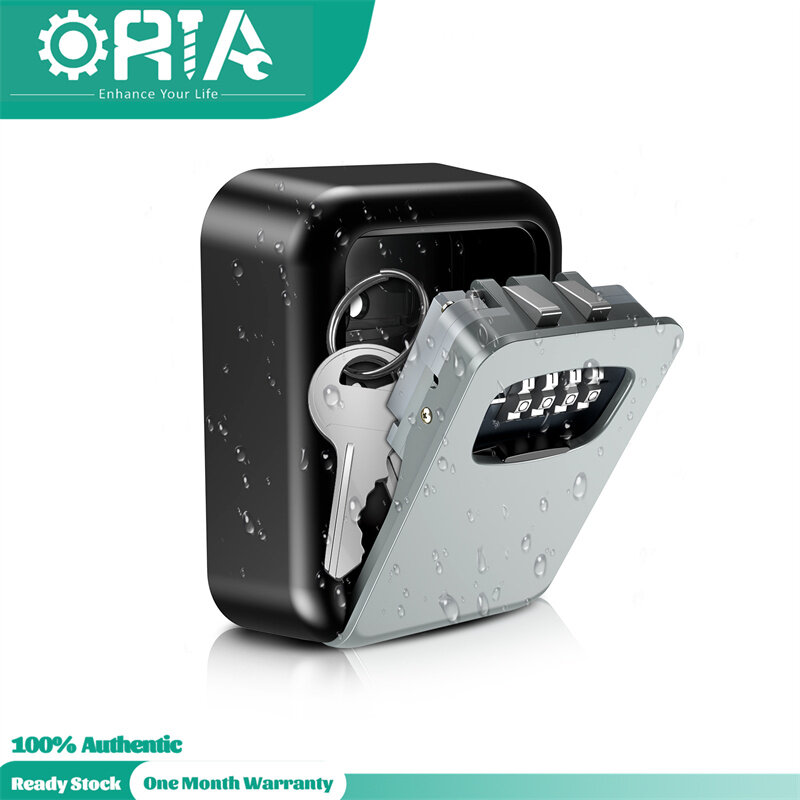 【Upgrade】ORIA Larger Security Key Lock Box 4-Digit Combination ...