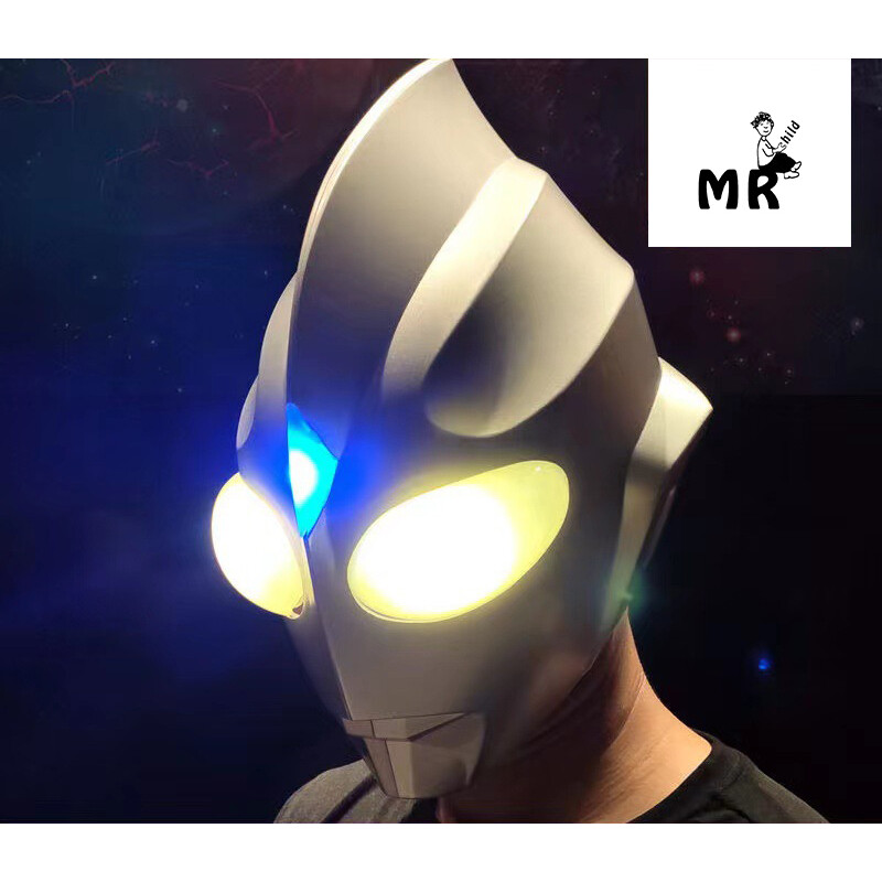 ultraman tiga mask topeng helmet light toys | Lazada