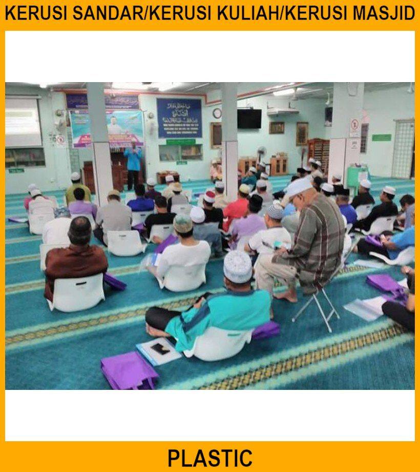 Kerusi Sandar/kerusi Kuliah/kerusi Masjid - Plastic | Lazada
