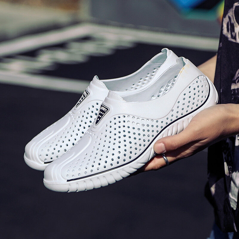 STNPO รองเท้าแตะผู้ชาย,รองเท้าลำลอง Eva Ringan Selipar Pantai-Slip ...