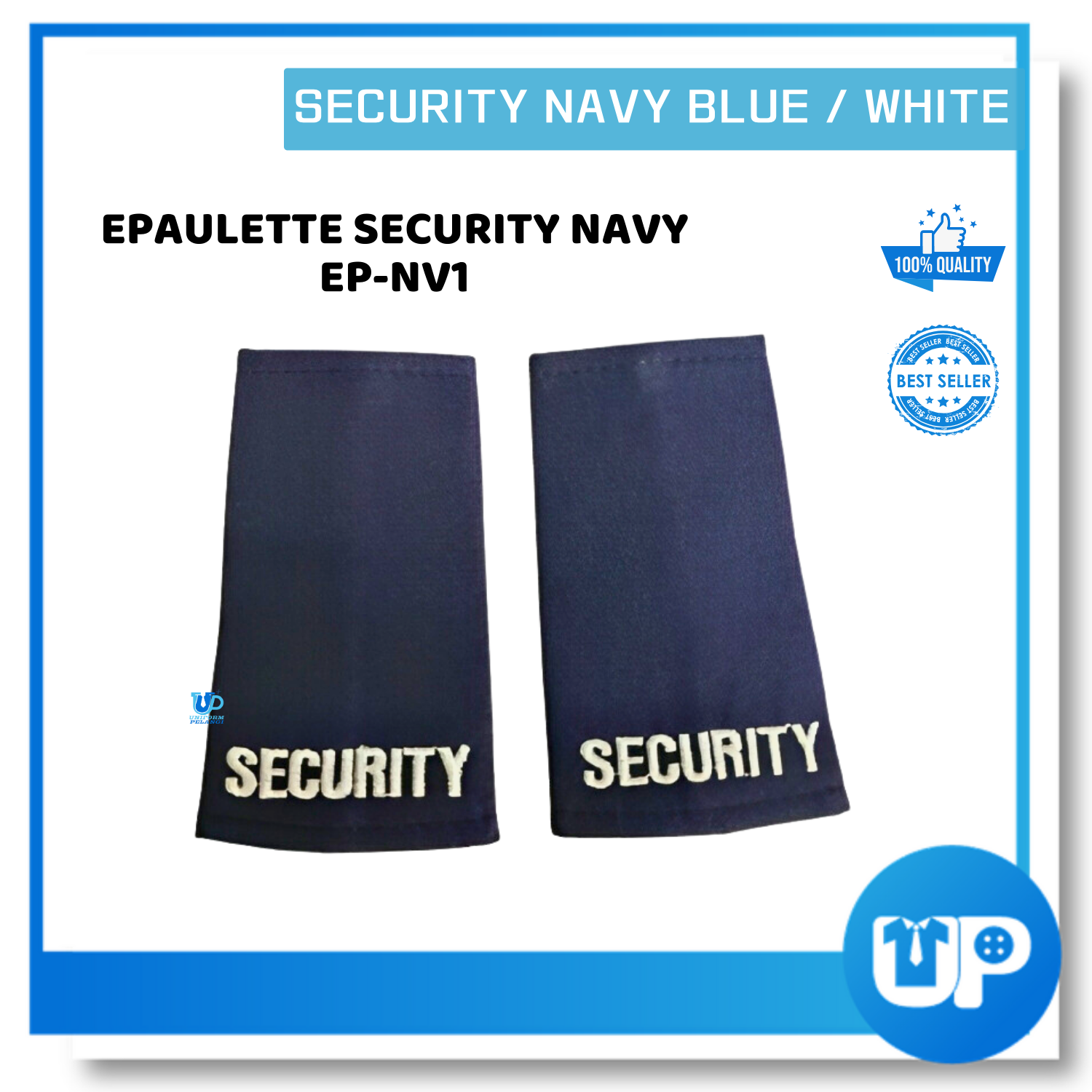 !!READY STOCK!! Pengawal Keselamatan Epaulette Security Hitam EPOLET ...