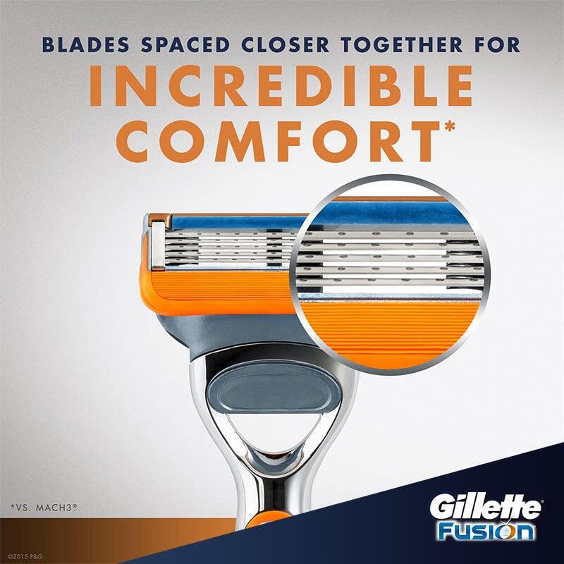 Original Fusion 5 Gillette Razor Blades Men's Shaver Razor Face Shaver ...