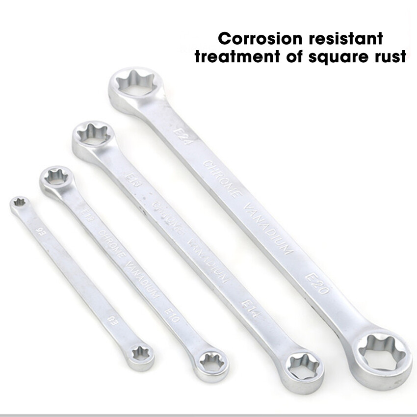 【มีในสต็อก】ชุดประแจดาว/หญิงคู่ Torx/E - Ring E6 - E24Ratcheting ประแจ ...