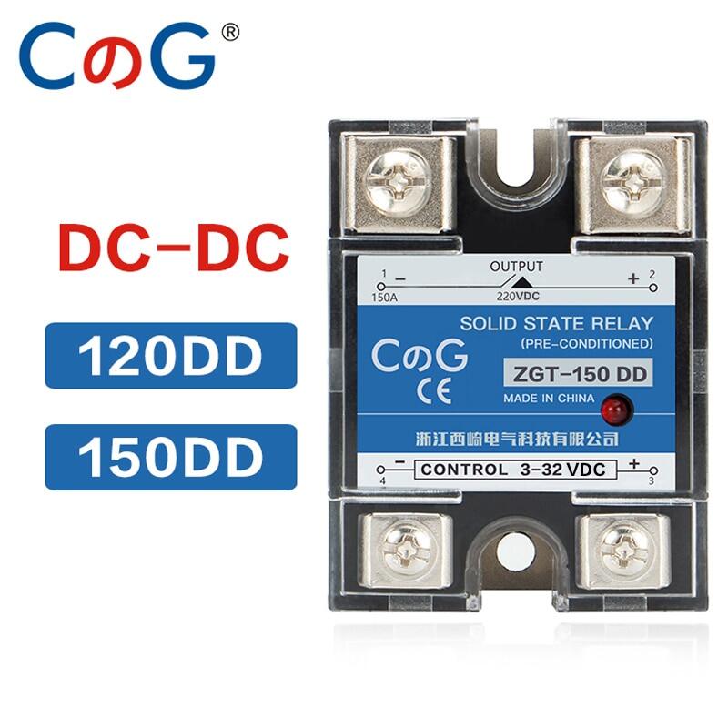 CG SSR-120DD 150DD 220V 380V 600V เฟสเดียว JGX DC DC ความร้อน3-32VDC To 5-220VDC 120A 150A DD ...