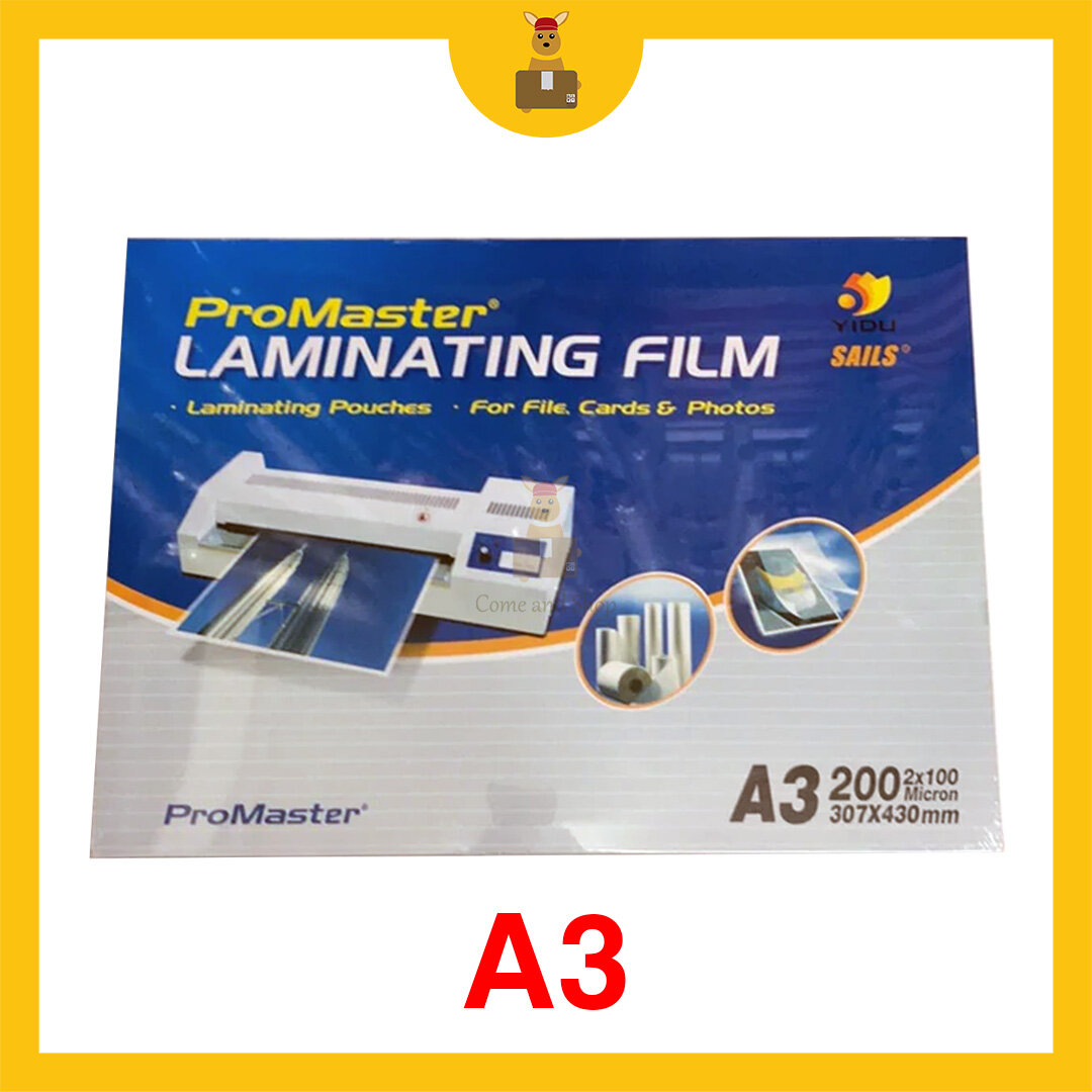 PROMASTER A3 Laminating Film / Laminate Film ( 307 x 430mm ) | Lazada