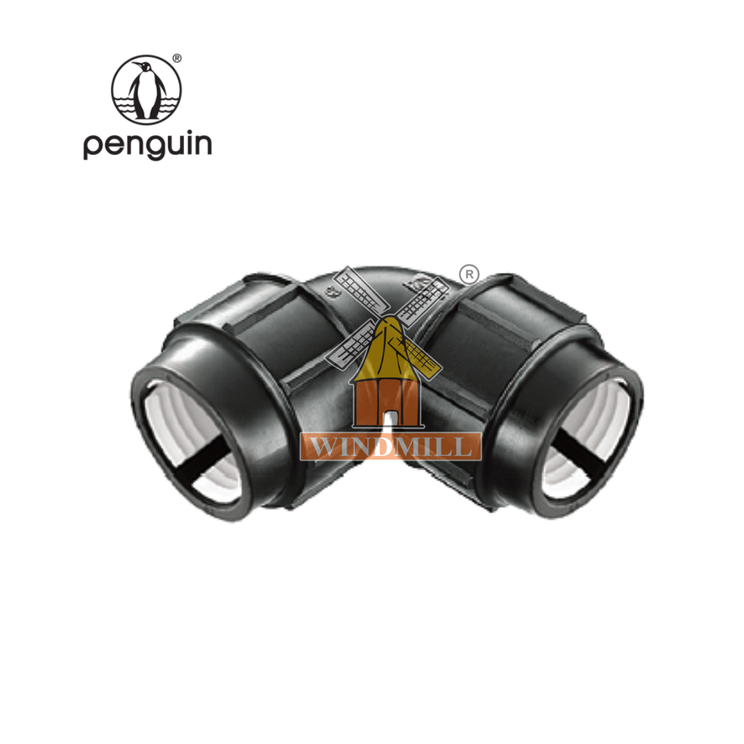 [1pieces] Equal Elbow HDPE FITTINGS hose connector Poly pipe Fitting Penguin Polypipe 20mm 25mm ...