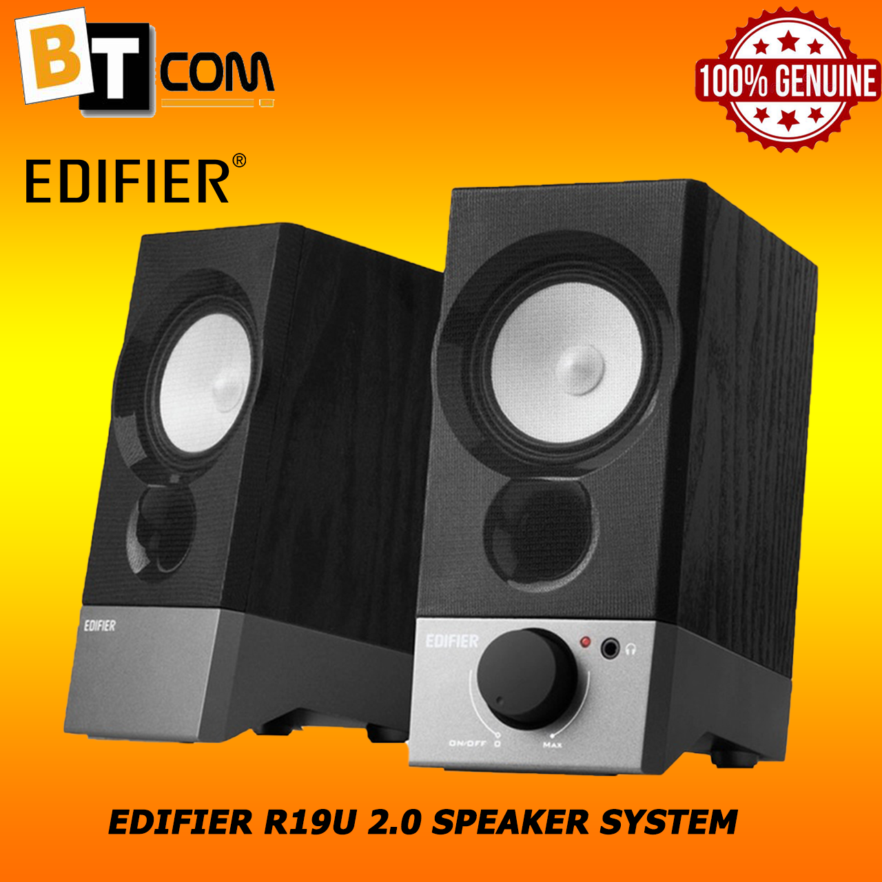 EDIFIER R19U 2.0 SPEAKER SYSTEM | Lazada