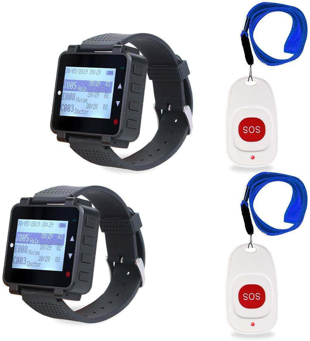 Retekess T128 Caregiver Pager Call Buttons System Elderly Patient ...