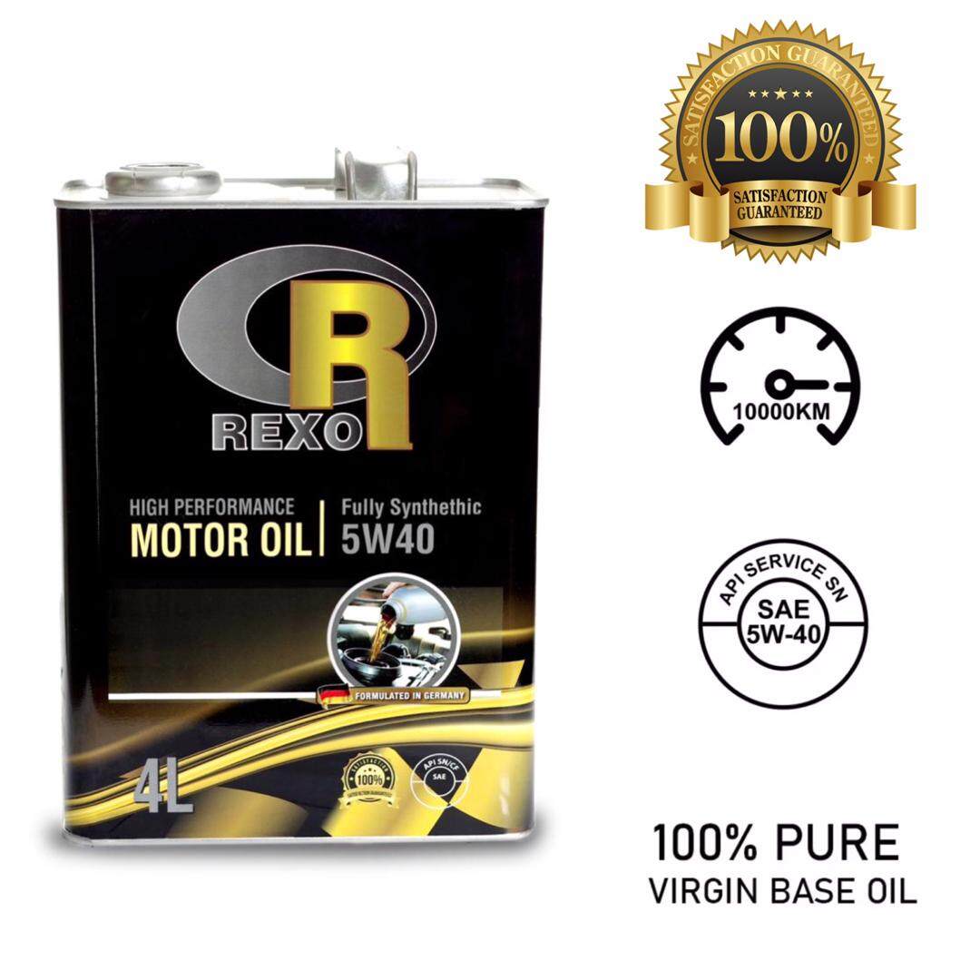 Rexo 5w40 Fully Synthetic Engine Oil 4L (Free Shipping and Mileage ...