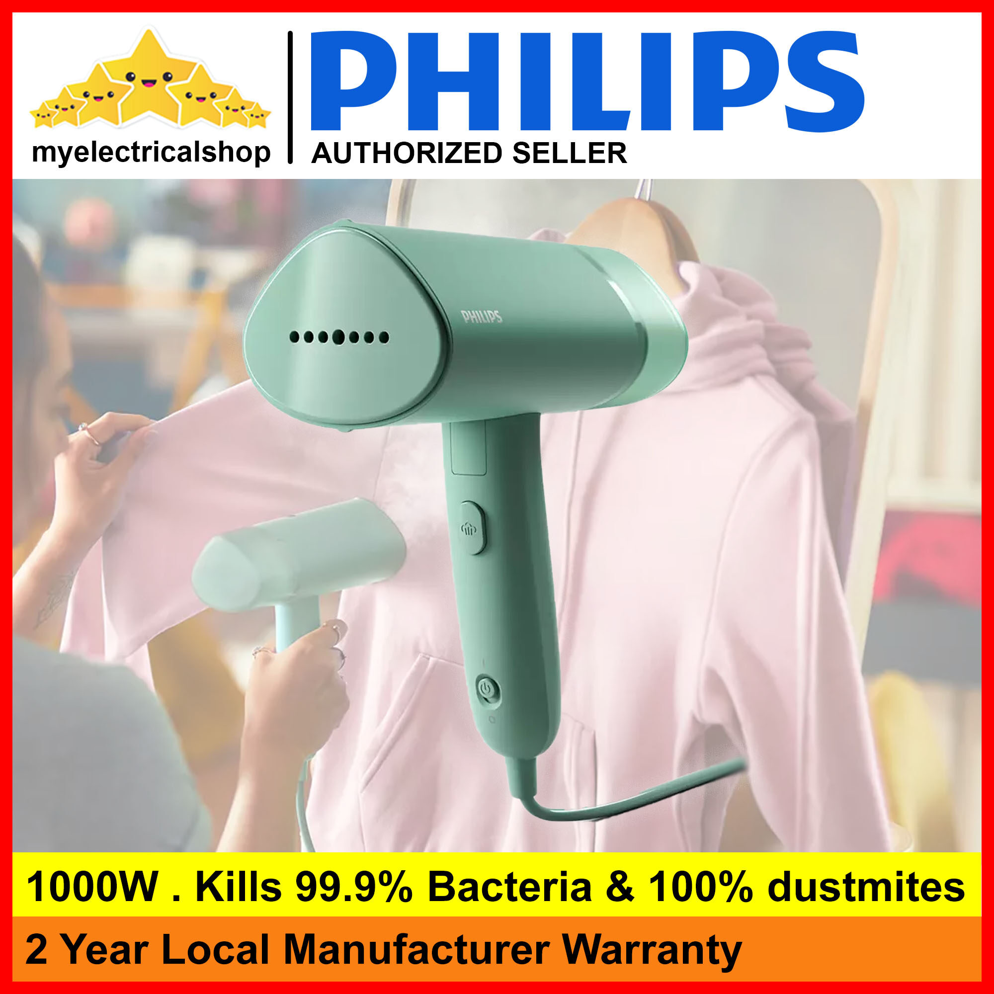 Philips STH3010 3000 Series Handheld Garment Steamers Iron Portable ...