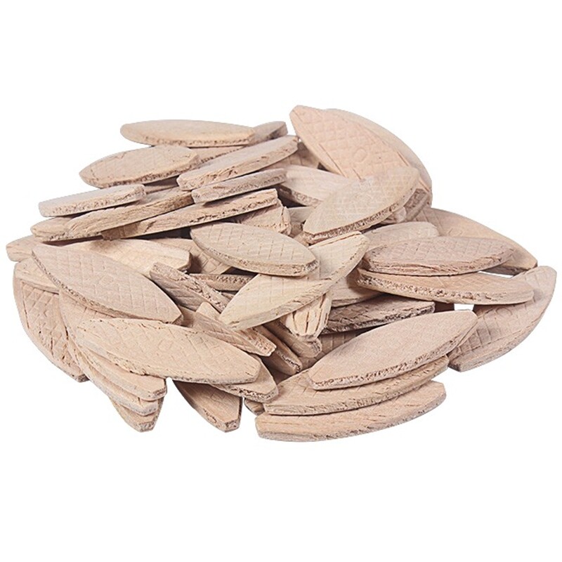100Pcs No. 0 Assorted Wood Biscuits for Tenon Machine Woodworking ...
