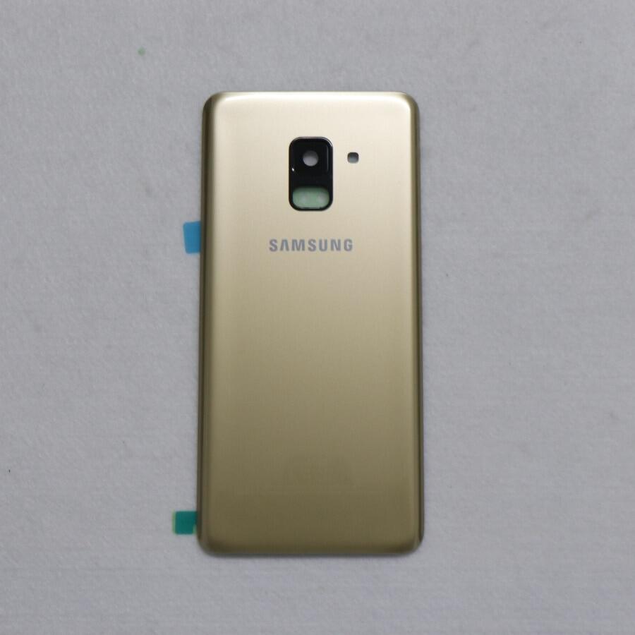 SAMSUNG Galaxy A8 A530 A530F A8 Plus A730กระจกด้านหลังแบตเตอรี่ด้านหลังสำหรับ SAMSUNG A8 2018ฝา ...