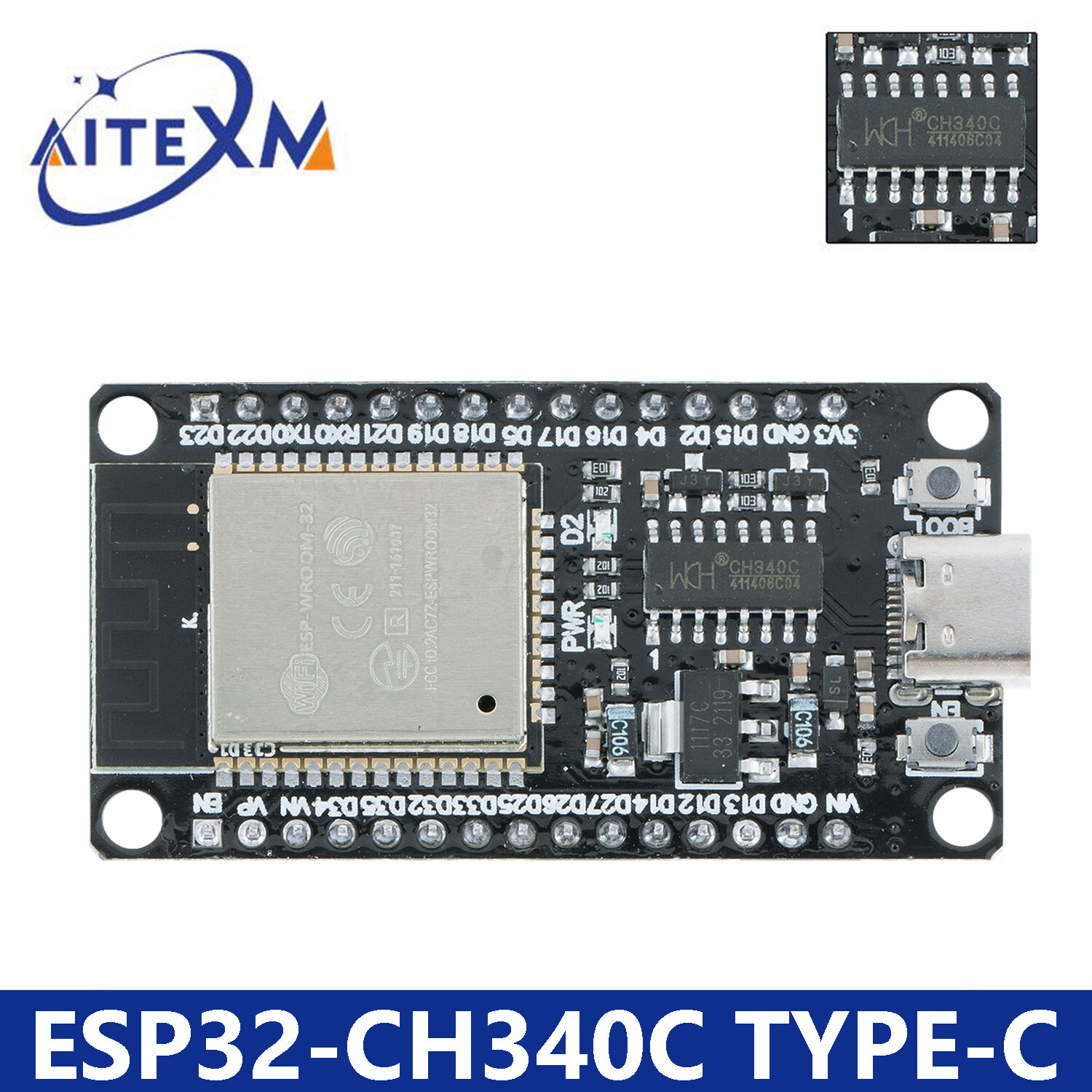 ESP32 Development Board WiFi+Bluetooth Ultra-Low Power Consumption Dual ...