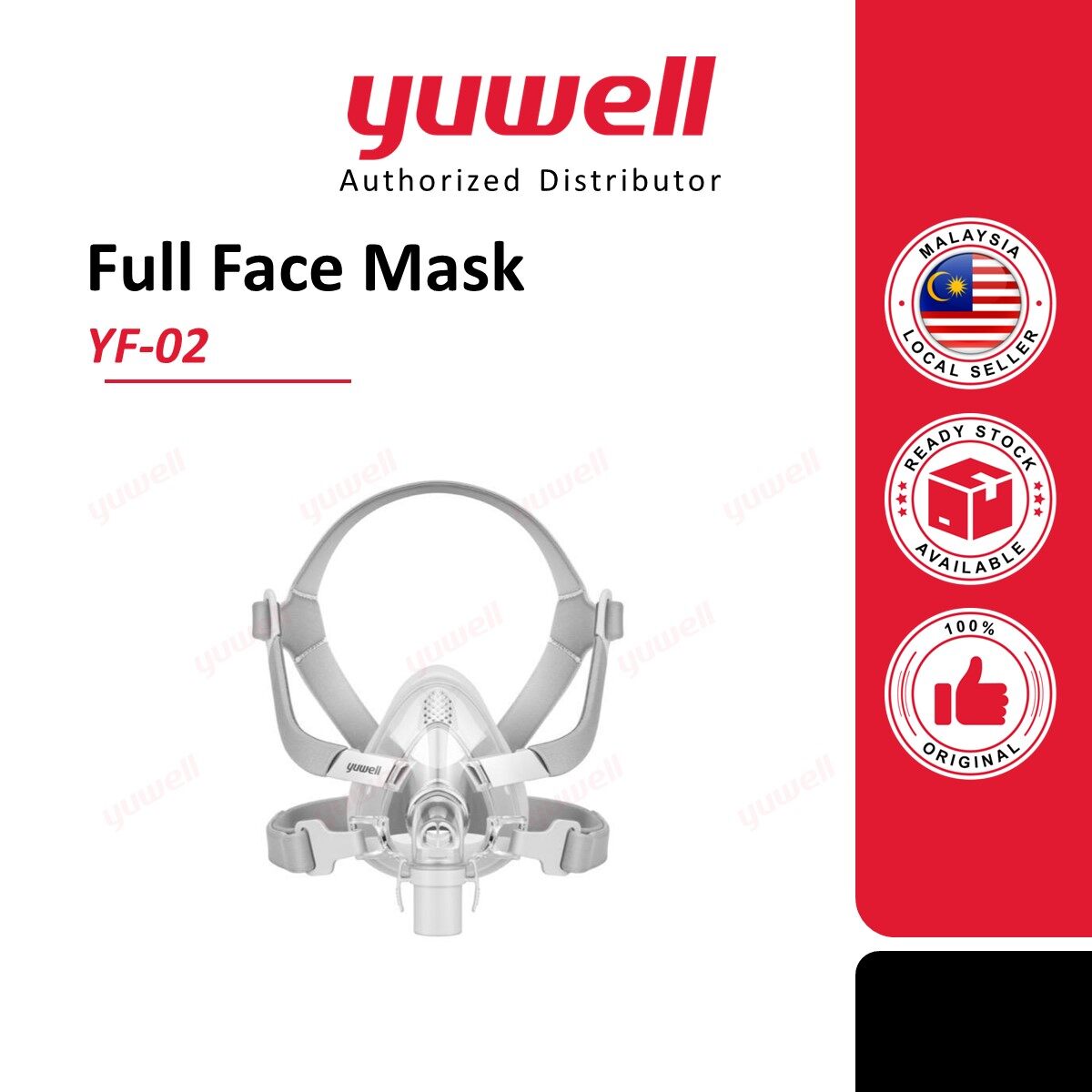 [Official] Yuwell Breathwear Series Full Face Mask w Forehead Support ...