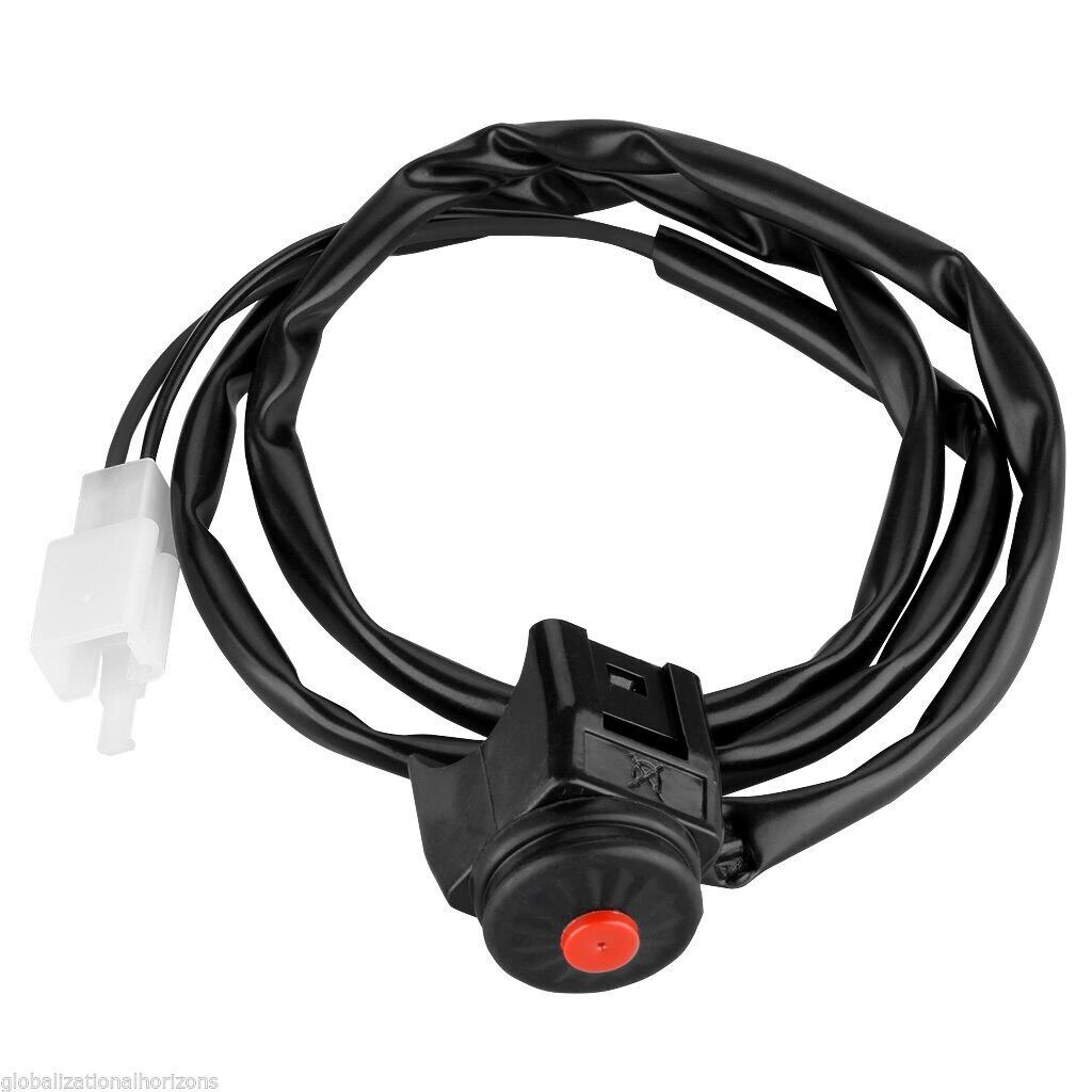 12V DC Motorcycle Dirt Pit Quad Bike ATV Kill Stop Switch Push Button ...