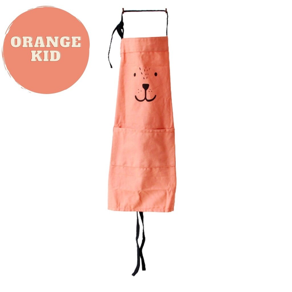 [Ready Stock] Kid Kitchen Cute Apron Children Cooking Baking Chef Apron ...