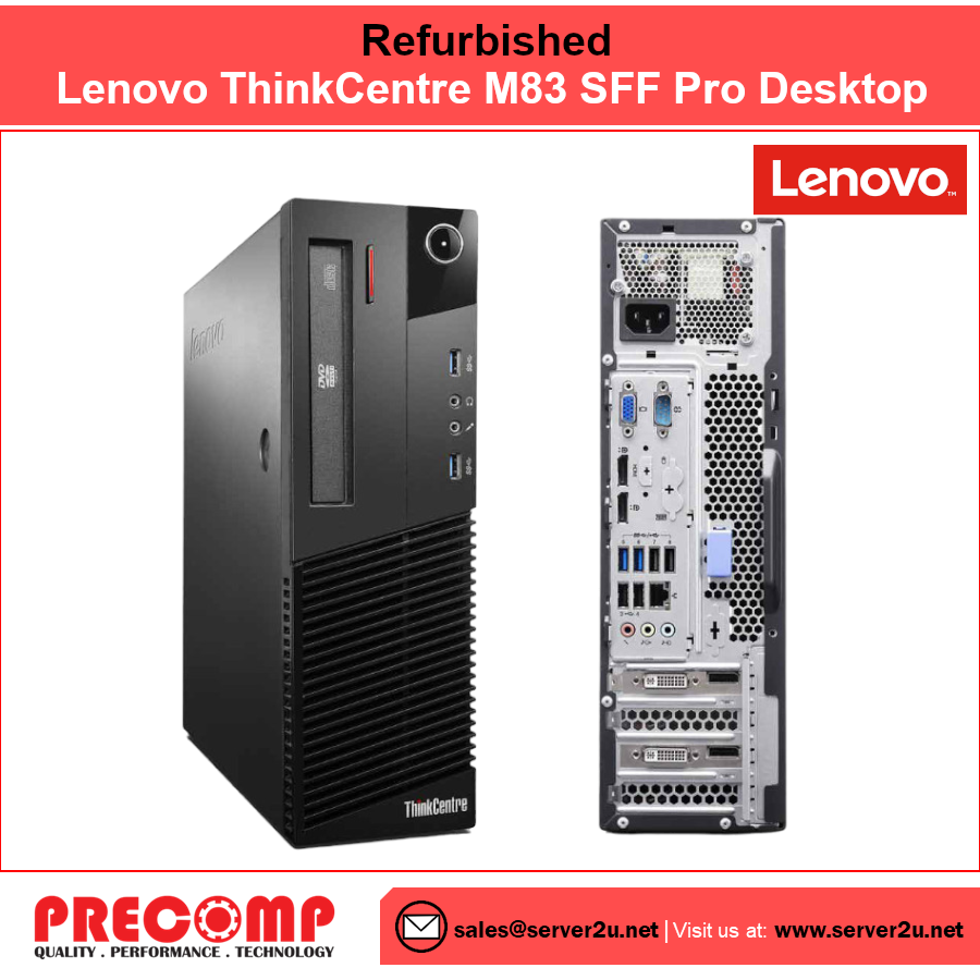 (Refurbished) Lenovo ThinkCentre M83 SFF Pro Desktop | Lazada