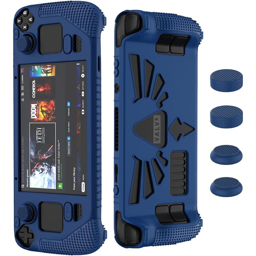 For Steam Deck Standing Protective Case Full Protection Kit to Anti ...