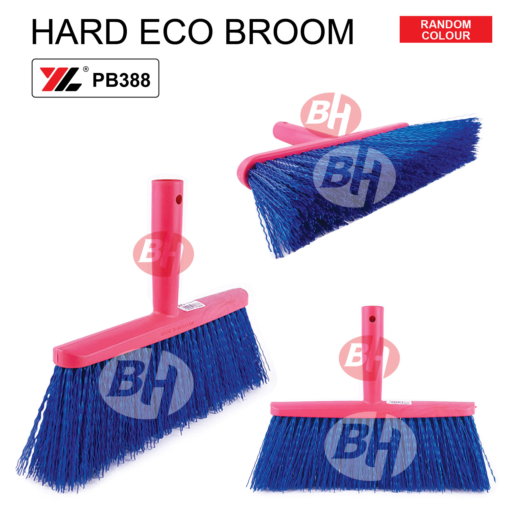 Broom /Nylon Soft Broom /Penyapu Lantai Lembut /Hard Nylon Broom ...