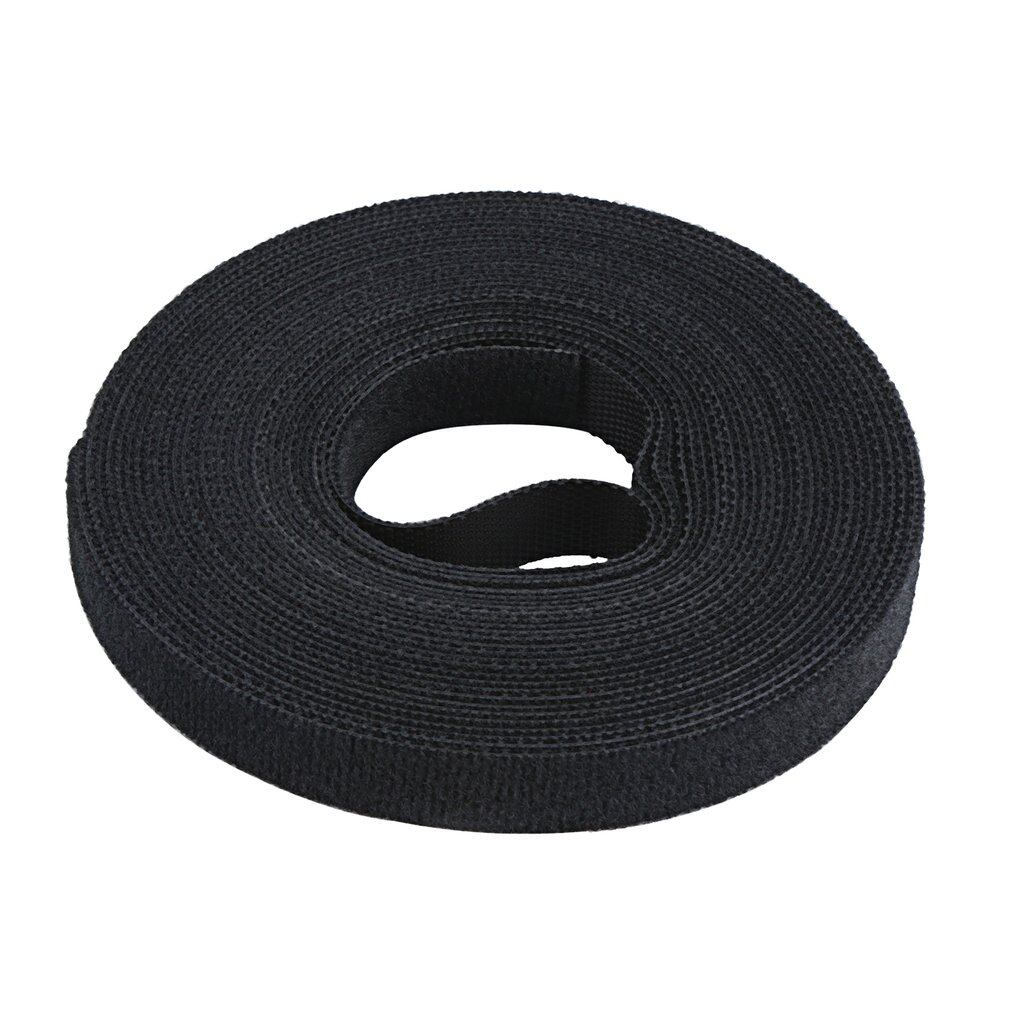 Black Nylon Cable Manager Winder Cable Clip Belting Strap Professional ...