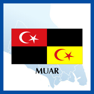 【PLAYFUL】 Ready Stock Johor/ Dearah Johor Flag 2X4ft (Tarpaulin) | Lazada