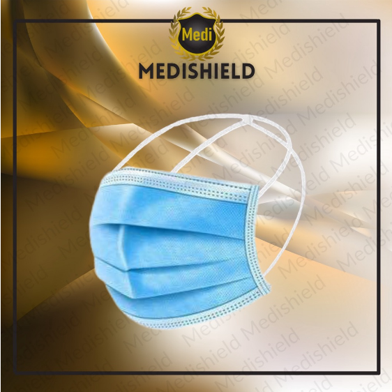 Medishield 50pcs Full Black Mask 3ply Face Mask Hijab Mask Head Loop ...