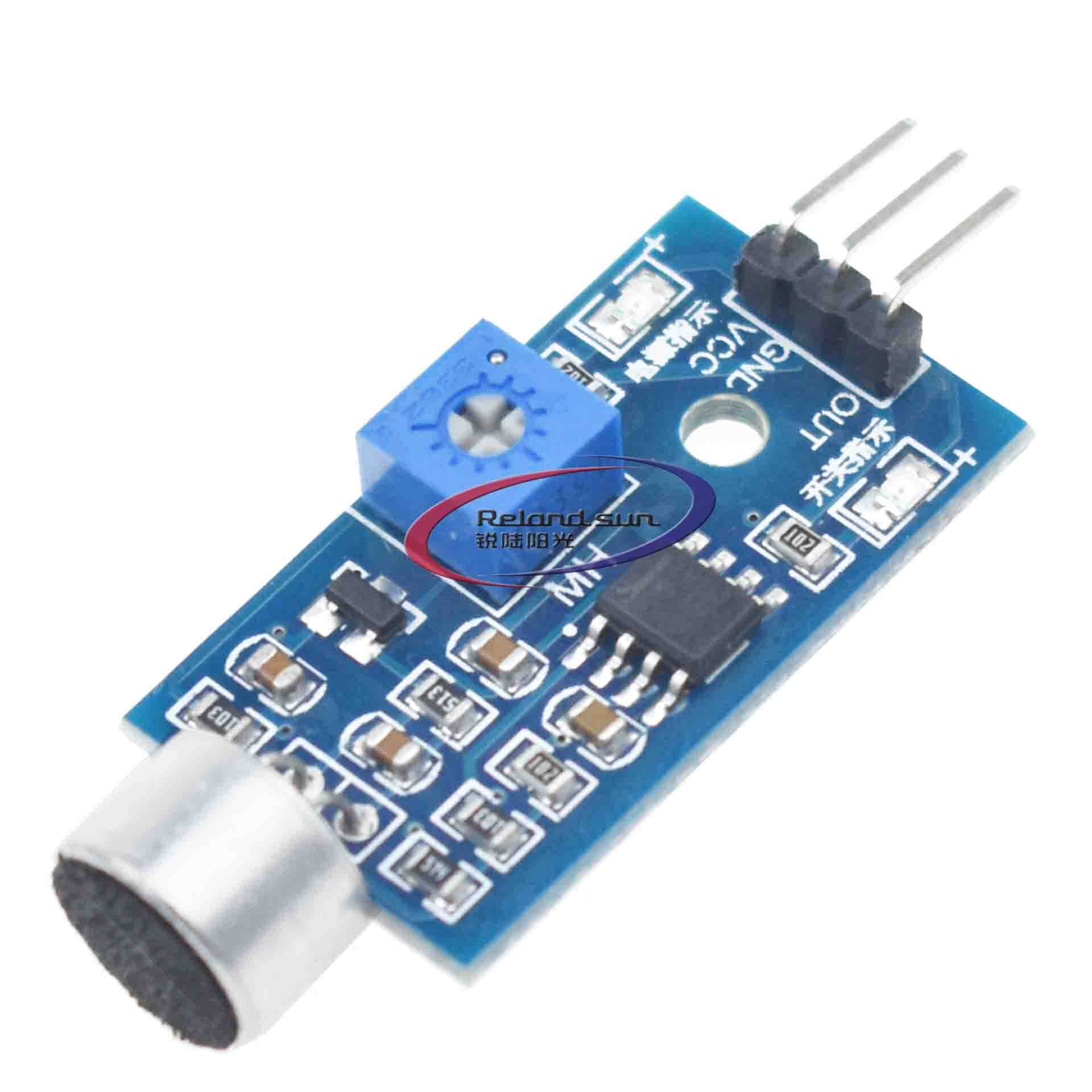 2PCS Microphone Sensor High Sensitivity Sound Detecte Voice Switch Detect Module For Arduino 3 ...