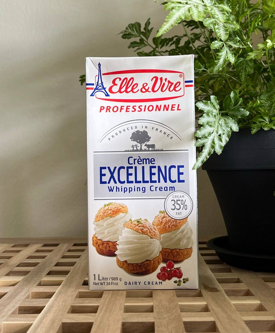 (In-store purchase) Elle & Vire Creme Excellence Whipping Cream 1L | Lazada