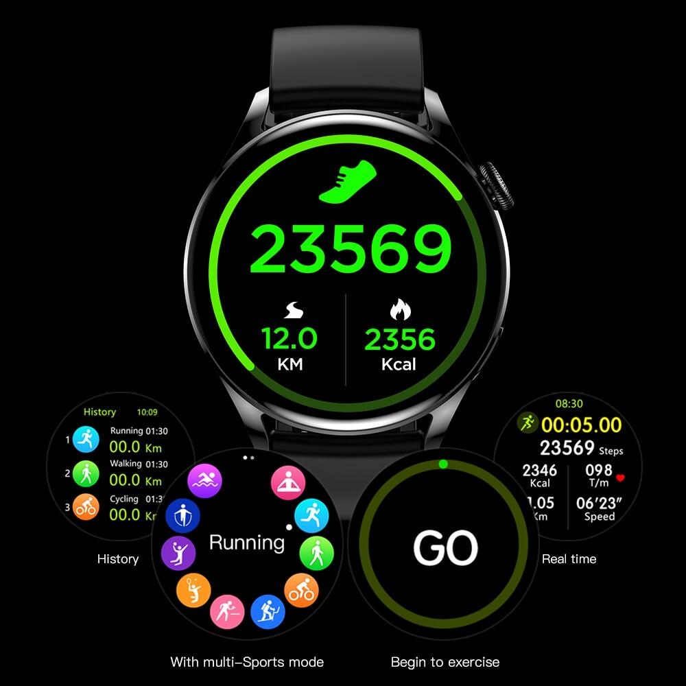 for Phone Xiaomi Huawei Android ECG Smart Watch Men Android 2022 ...