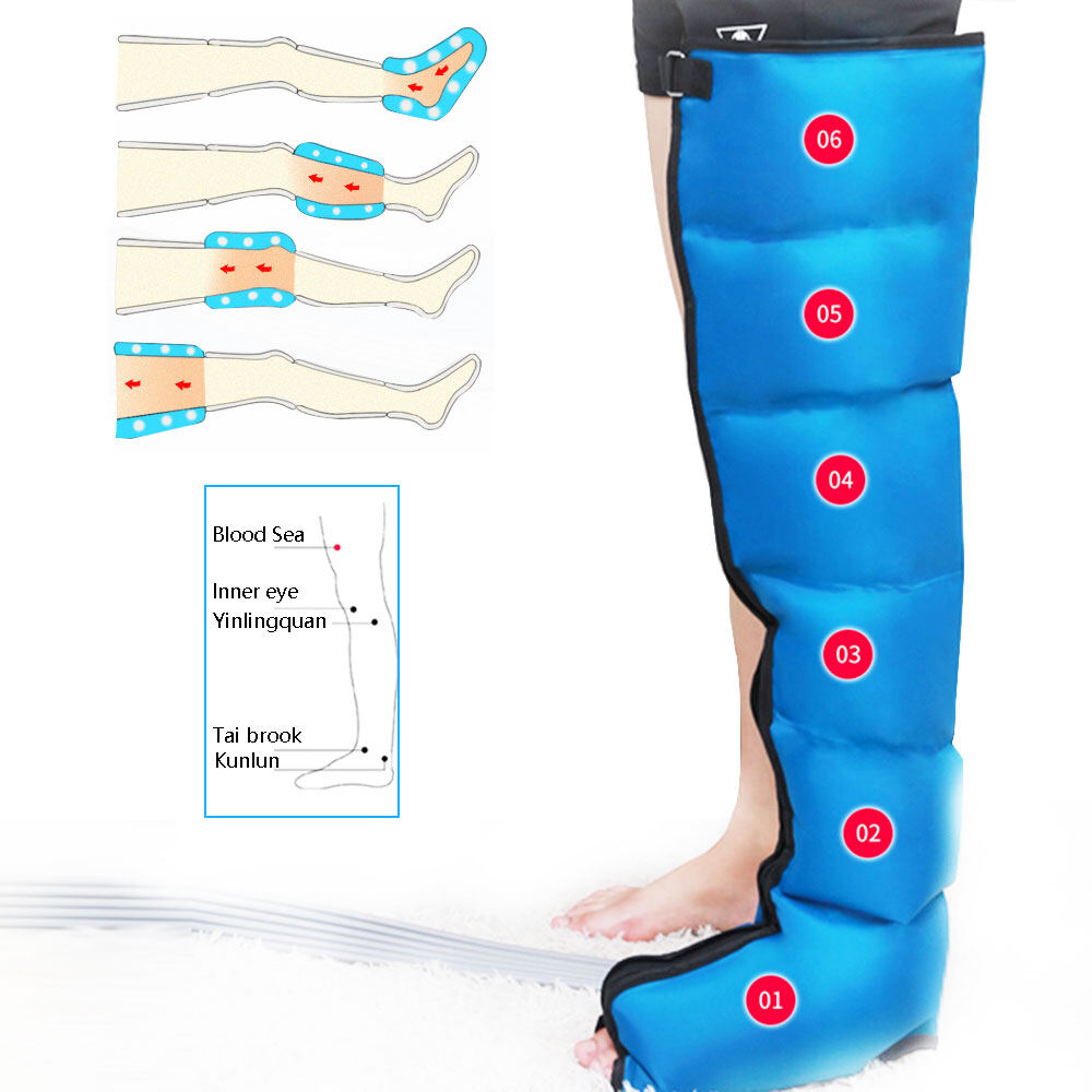 Air Wave Pressure Pressotherapy Massage Compression Circulator Leg Arm ...