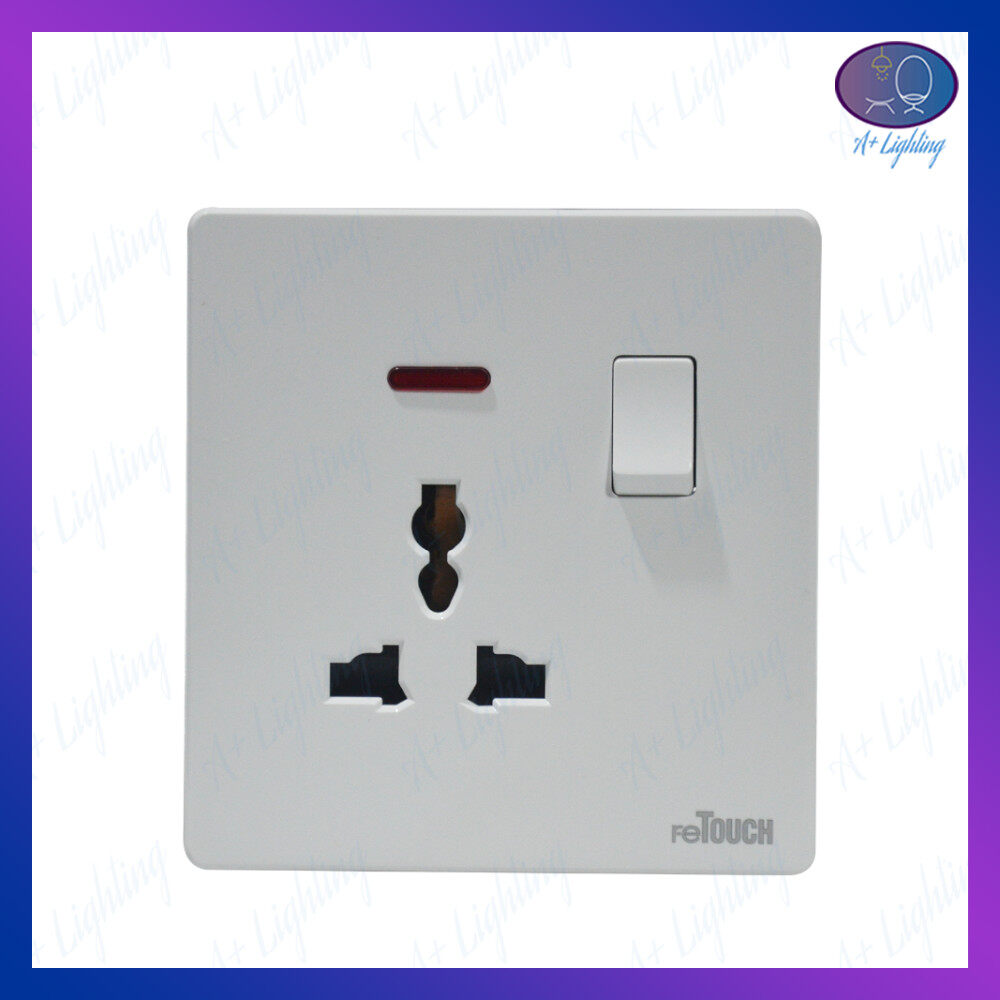 [Sirim] RETOUCH Ultra Rimless Socket and Wall Switch Slim Modern Switch ...