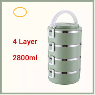 Multi Layer Lunch Box Stainless Steel Thermal Food Container Tiffin Lunchbox Portable Bento ...
