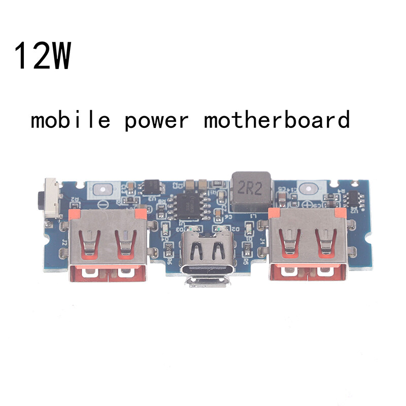 บอร์ดชาร์จแบตเตอรี่ลิเธียม LED,บอร์ดชาร์จแบตเตอรี่คู่5V 2.4A ไมโคร/Type-C USB มือถือ - shizhen ...